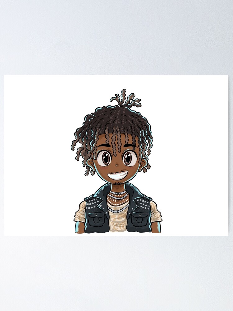 Juice Wrld Anime Poster For Sale By Drawforfunyt Redbubble