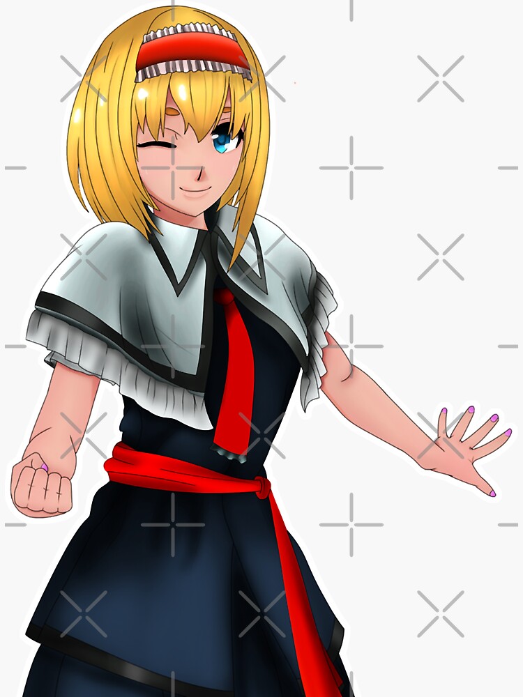 "Alice yellow hair" Sticker for Sale by HilsonMargieLee | Redbubble