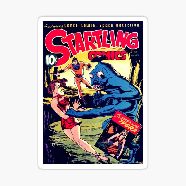 "Startling Comics - May - Vintage Retro Science Fiction Comic Book ...