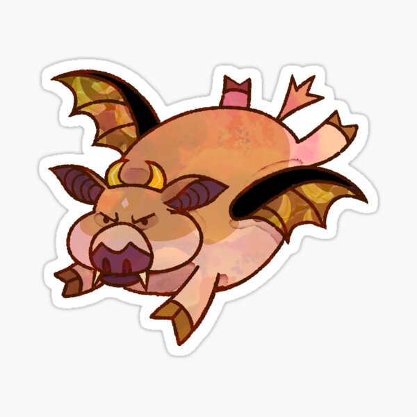 "Flying Banana Vampire Cow!" Sticker for Sale by CZoll | Redbubble