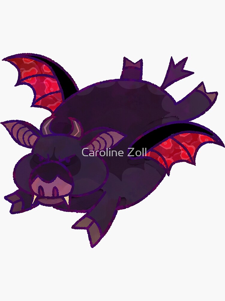 "Flying Bull Vampire Cow!" Sticker for Sale by CZoll | Redbubble