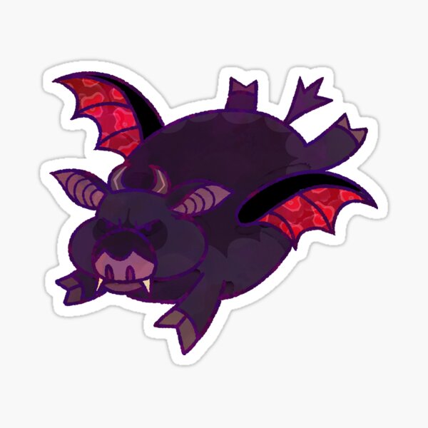 "Flying Bull Vampire Cow!" Sticker for Sale by CZoll | Redbubble