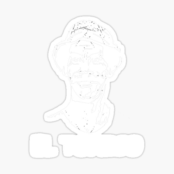 "White And Black Design El Chavo del Ocho El Toxico" Sticker for Sale ...