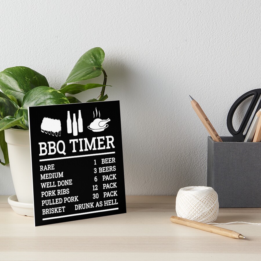 "BBQ Timer, Beef and Beer, Rare - Medium - Well - Brisket | Barbecue ...