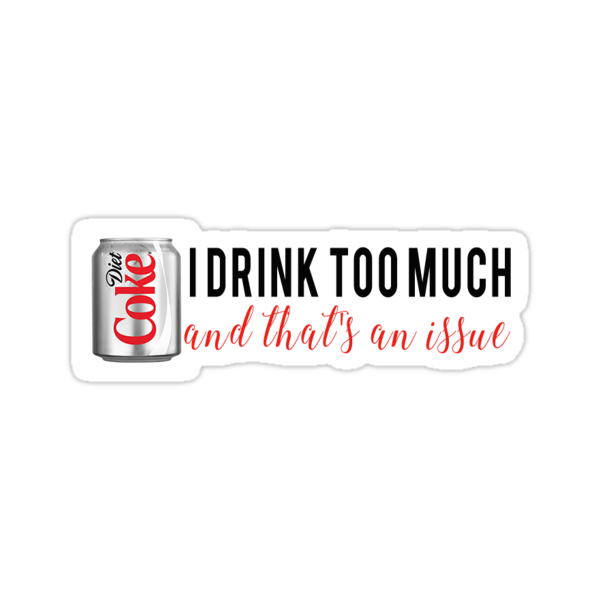 Diet Coke Issue Stickers By Crawfordc Redbubble