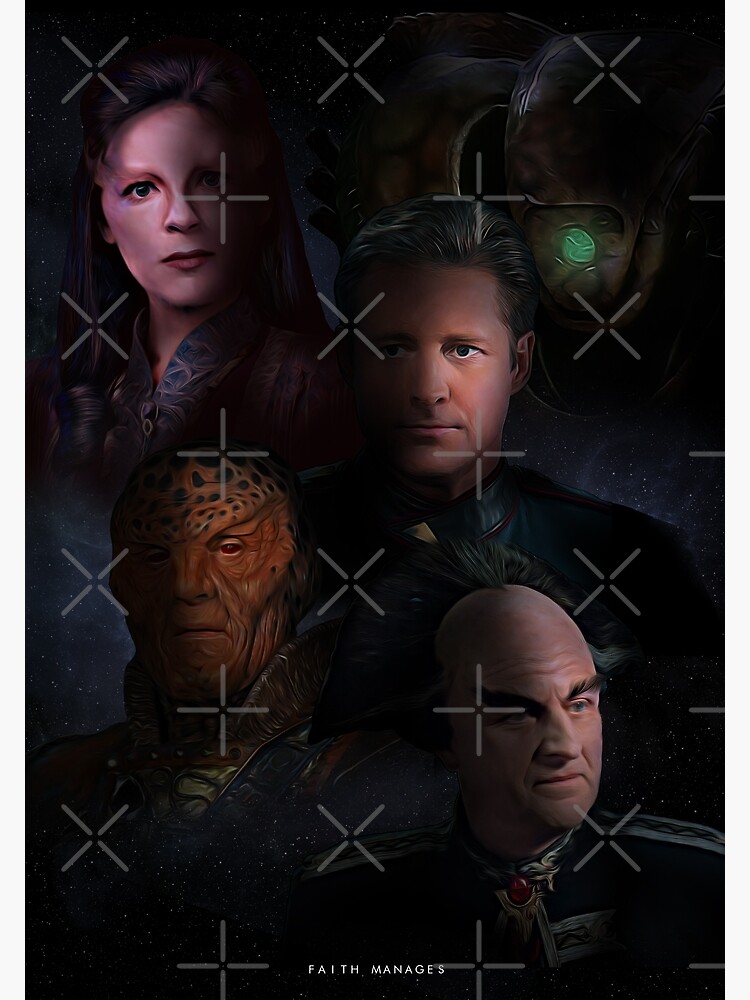 "Babylon 5 - Faith Manages" Poster for Sale by rykker | Redbubble
