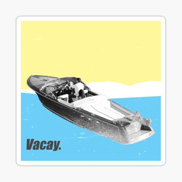 "Summer Vacay Mode " Sticker for Sale by NiftyCO | Redbubble