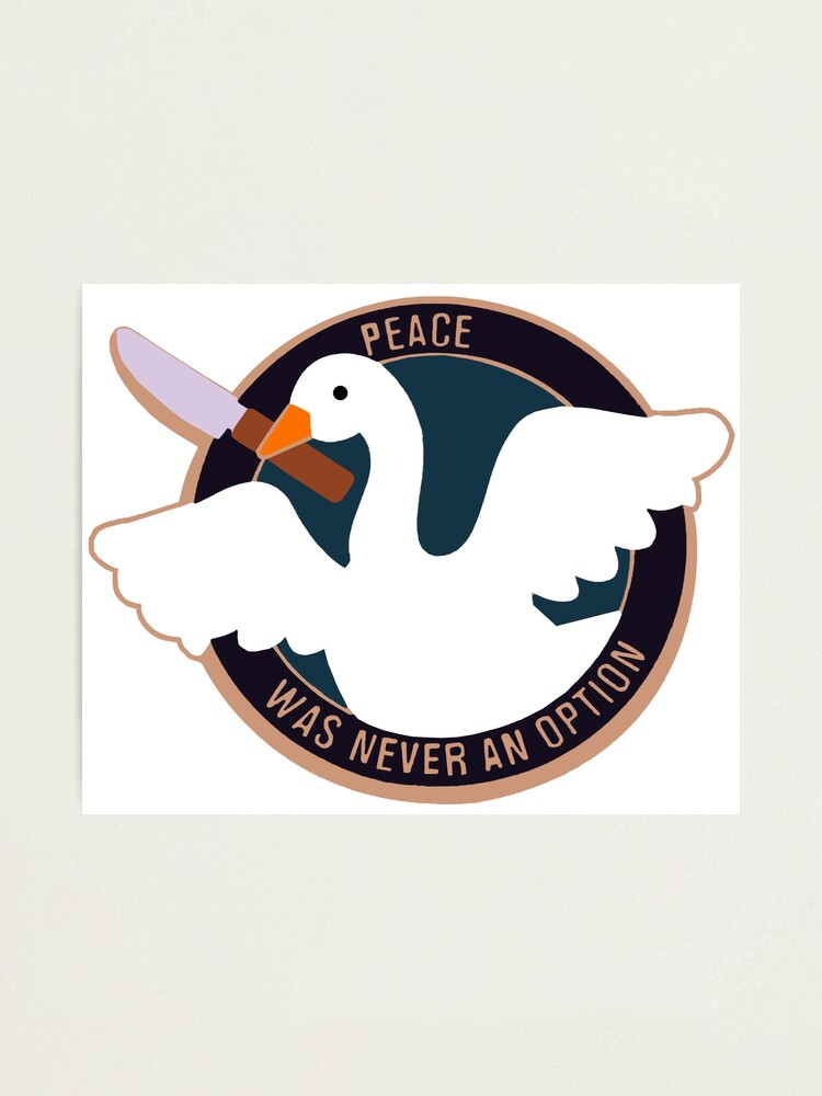 "Untitled Goose Game - Knife Goose - Peace was never an option ...