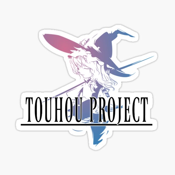 "Touhou witch logo" Sticker for Sale by SmallsLaura | Redbubble