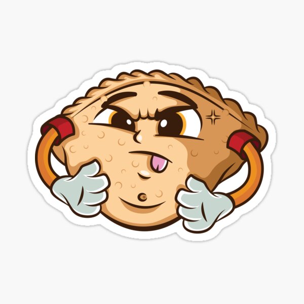 "Kuih Malaysia Karipap" Sticker for Sale by FaizalPeyjal | Redbubble