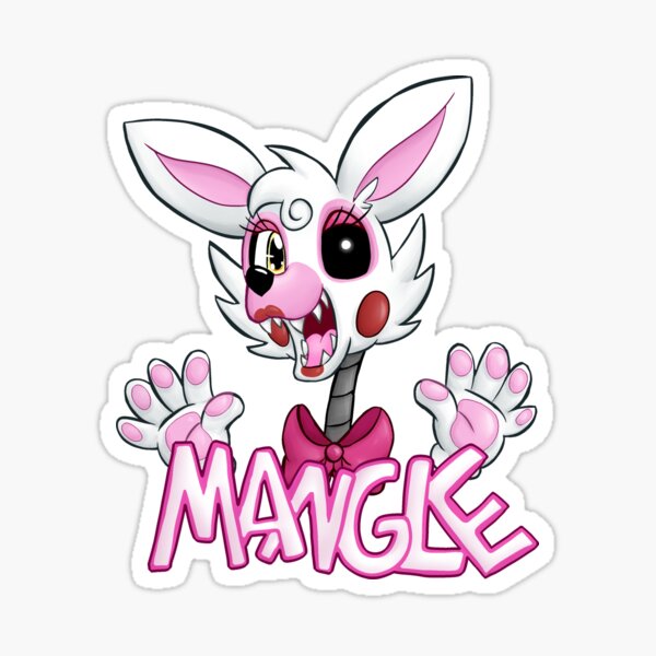 "FNAF- Mangle" Sticker for Sale by Amberlea-draws | Redbubble