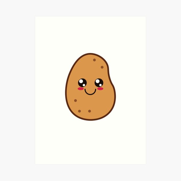 "Cute Sweet Potato Spud Essential sticker" Art Print for Sale by ma7lo ...
