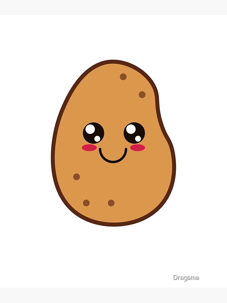 "Cute Sweet Potato Spud Essential sticker" Art Print for Sale by ma7lo ...