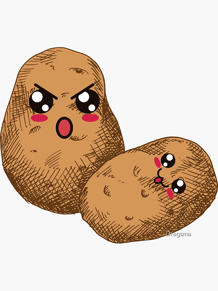 " Cute Sweet Potato Spud Essential sticker" Sticker for Sale by ma7lo ...