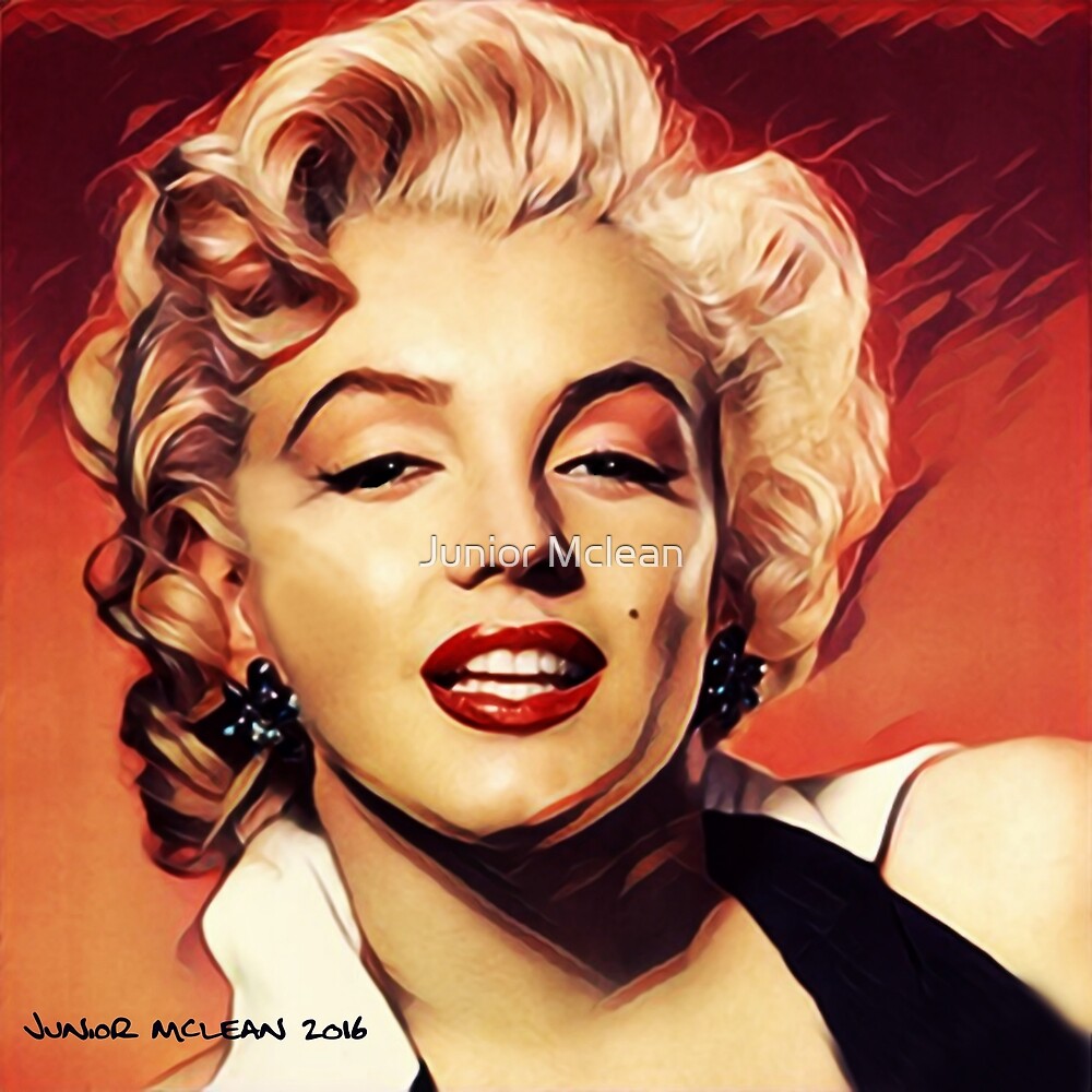 "The Icon: Marilyn Monroe" by Junior Mclean | Redbubble