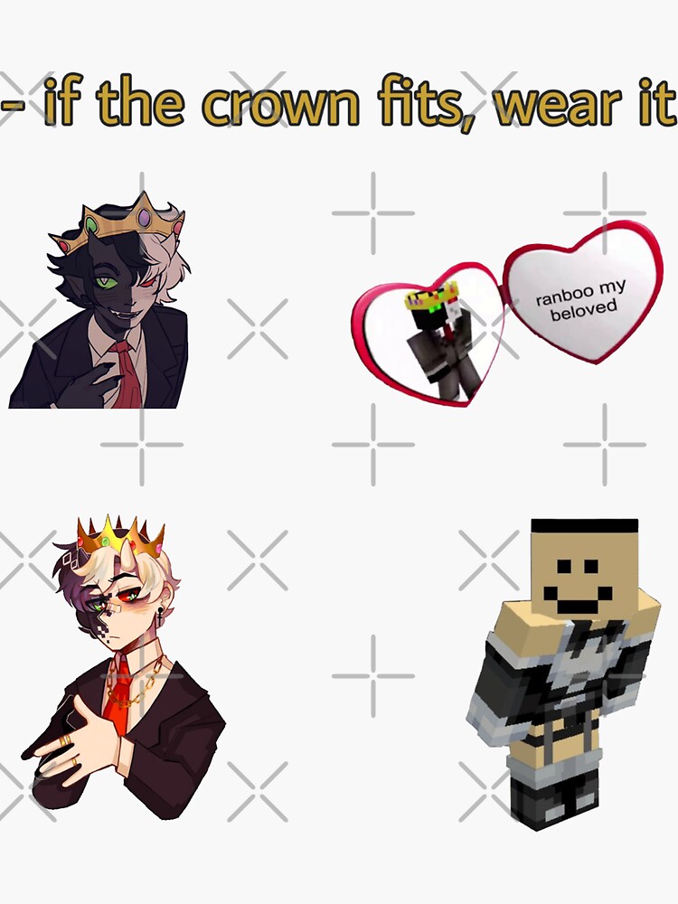 "ranboo sticker pack" Sticker for Sale by Popzeyy | Redbubble