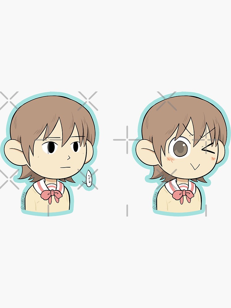 "Nichijou - Yuuko Aioi" Sticker by juunichiro | Redbubble