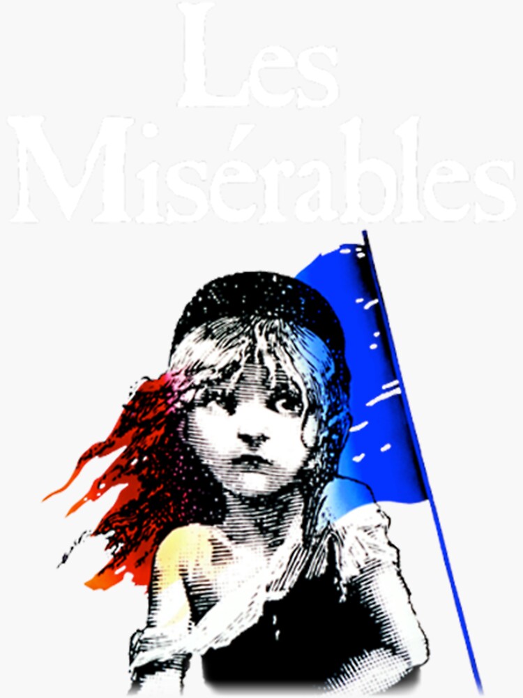 "LES MISERABLES " Sticker for Sale by Murazik23 | Redbubble
