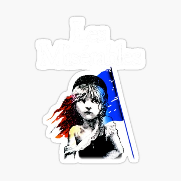 "LES MISERABLES " Sticker for Sale by Murazik23 | Redbubble
