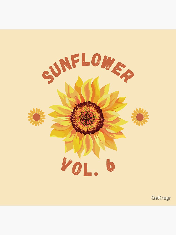 "Sunflower Vol. 6 Harry Styles Fine Line " Sticker for Sale by GeKrayr ...
