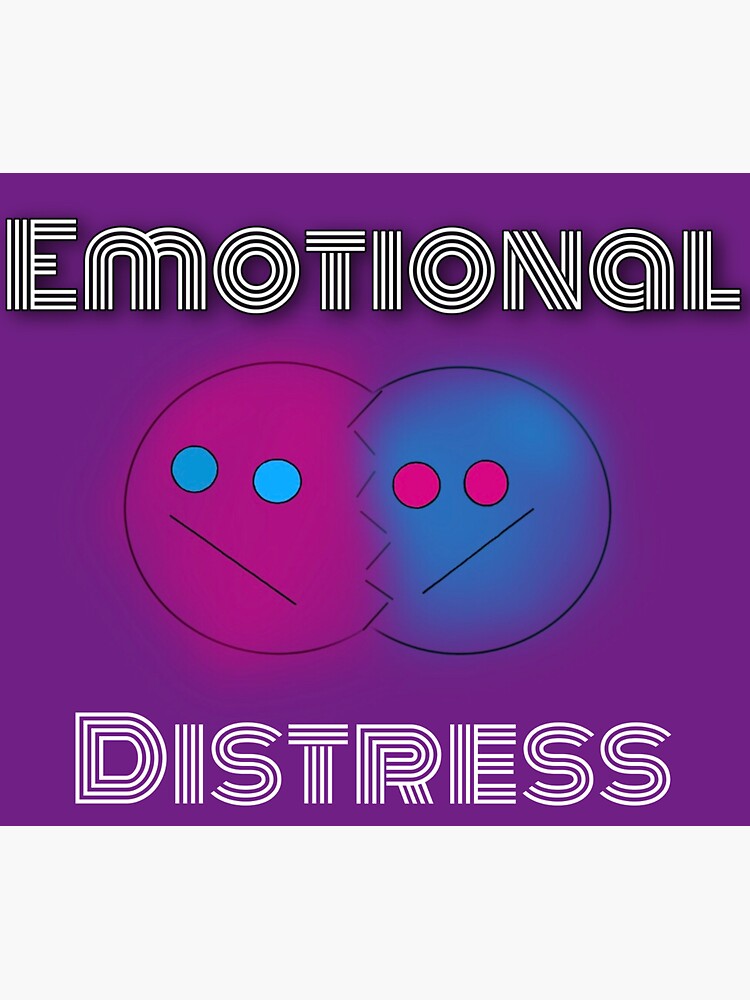 "Emotional Distress smile frown face" Sticker by akappitz | Redbubble