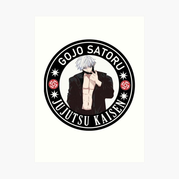 "Gojo Satoru logo" Art Print for Sale by PalaciTerryRust | Redbubble