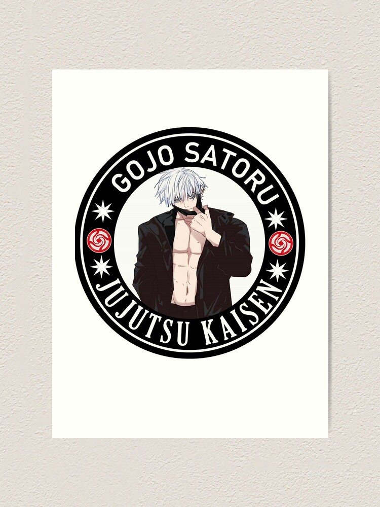 "Gojo Satoru logo" Art Print for Sale by PalaciTerryRust | Redbubble