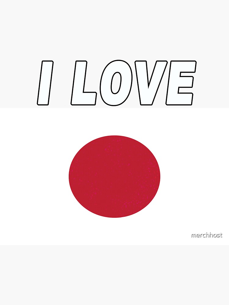 "Japanese Flag Nippon or Nihon Japan HD Flag Design" Sticker by ...
