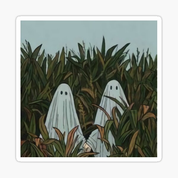 "The Ghost in The Cornfield" Sticker for Sale by Hollyswn | Redbubble