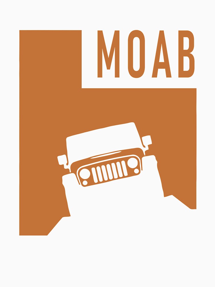 "Moab Utah Rock Crawler 4x4 Off Road Jeep" T-shirt by ElleaBonde ...