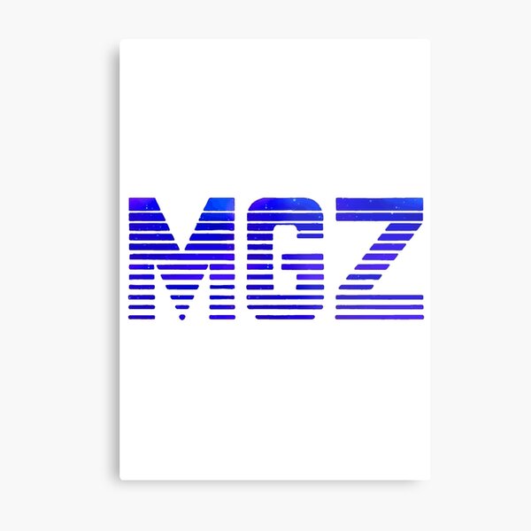 "Morgz Blue Galaxy Logo, Team Morgz, MGZ Merch," Metal Print for Sale ...