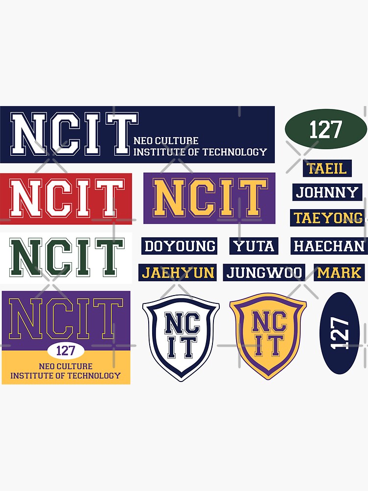"NCIT STICKER PACK - NCT 127" Sticker for Sale by since-dayone | Redbubble