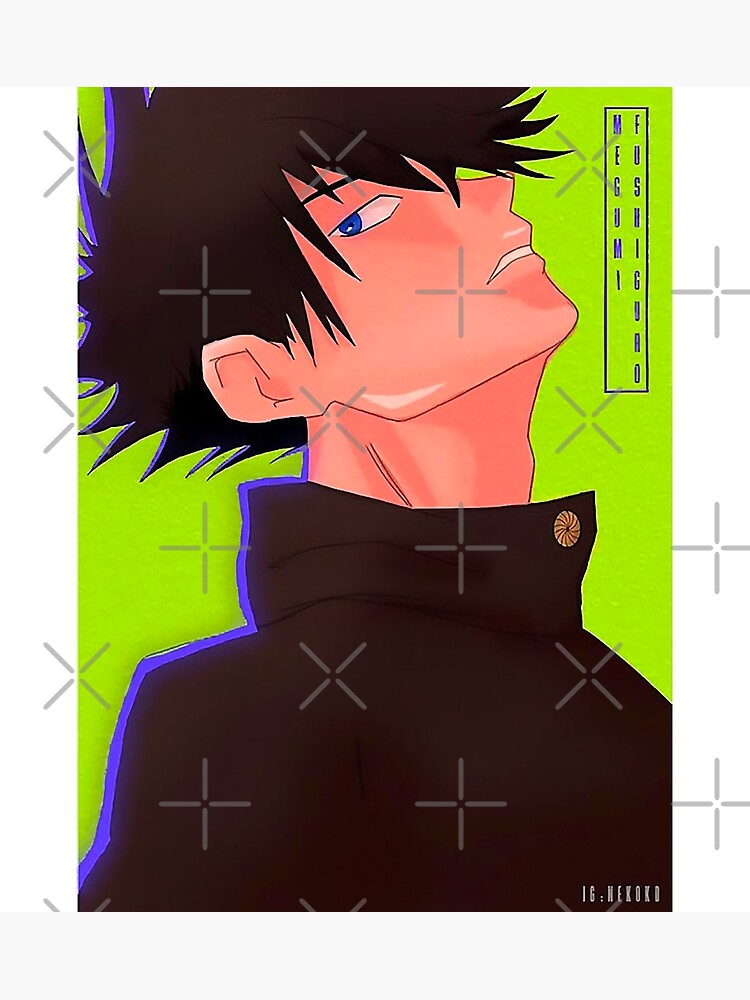 "Megumi Fushiguro portrait" Poster for Sale by PalaciTerryRust | Redbubble