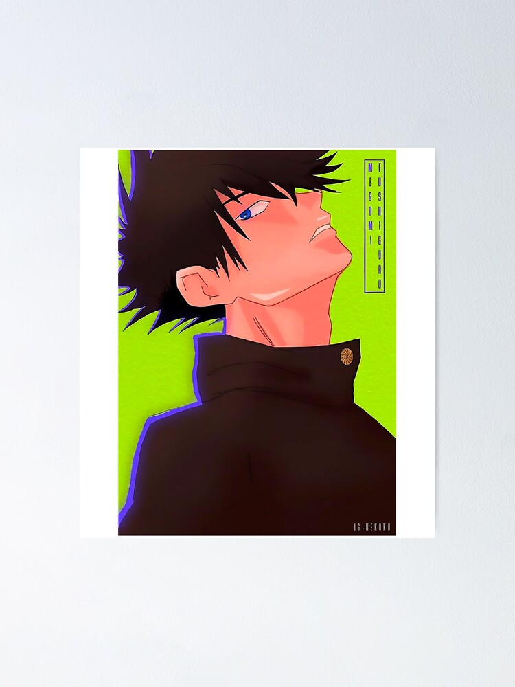 "Megumi Fushiguro portrait" Poster for Sale by PalaciTerryRust | Redbubble