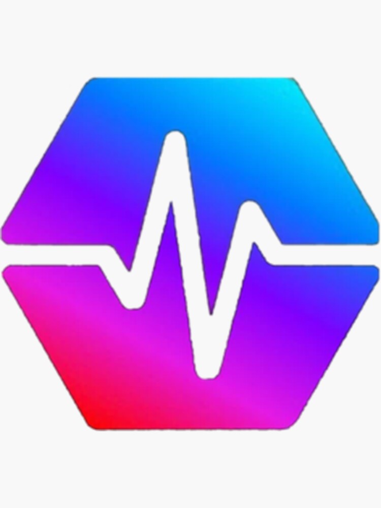 "Awesome Hexagonal Cubes Hex Crypto Logo Design " Sticker for Sale by ...