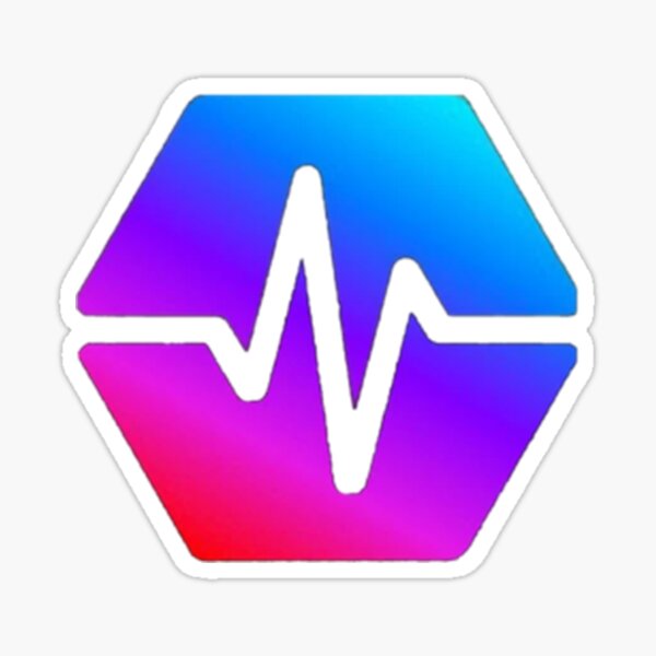 "Awesome Hexagonal Cubes Hex Crypto Logo Design " Sticker for Sale by ...