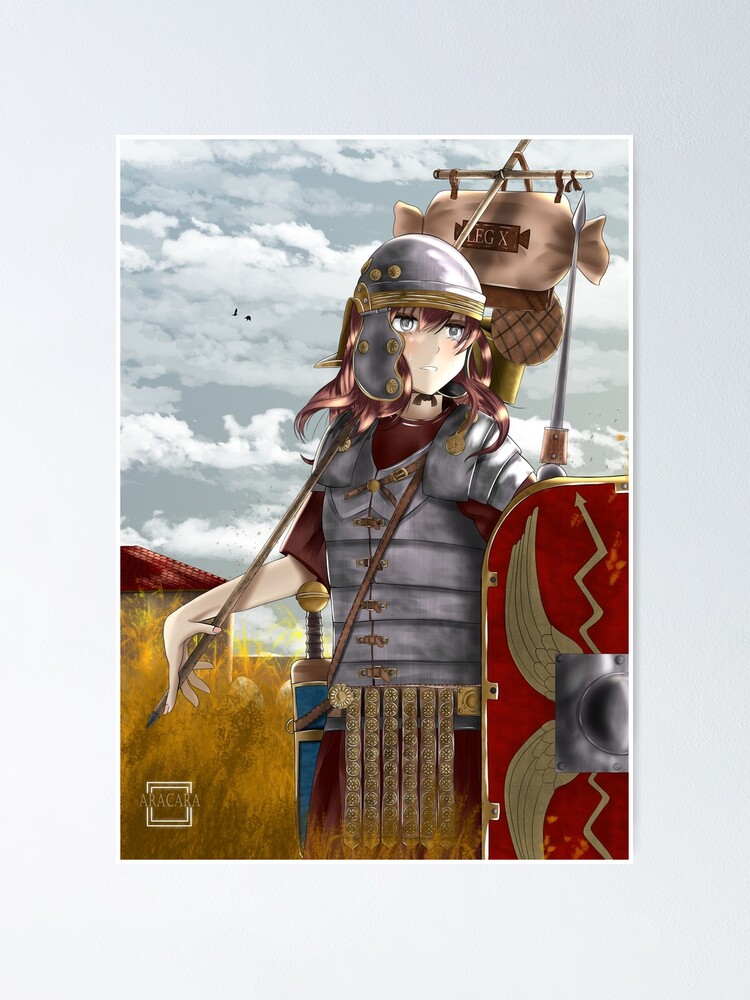 "Roman Soldier " Poster by Aracara | Redbubble