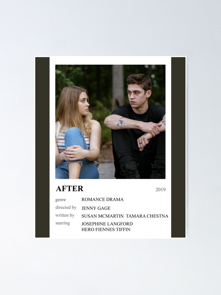 Póster «After We Collided Fanart, versión» de ChevernyArt | Redbubble