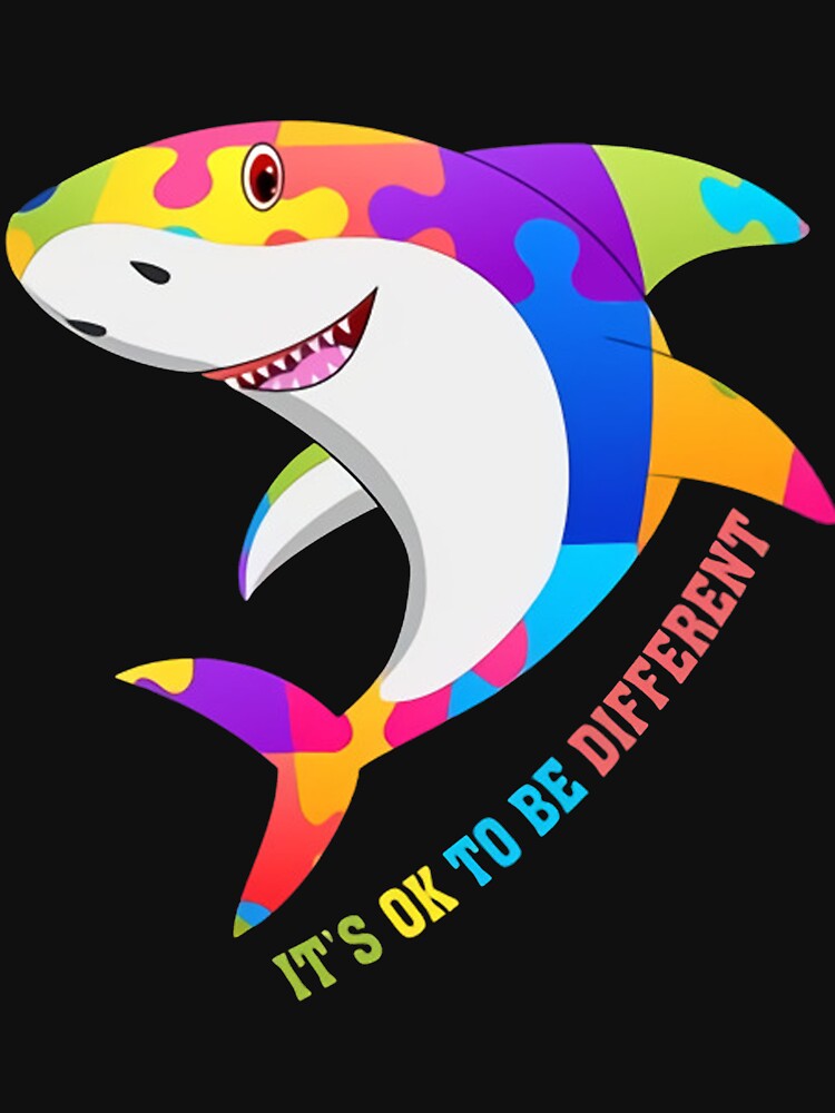 "Autism Shark" T-shirt for Sale by KunNero | Redbubble | autism sharks ...