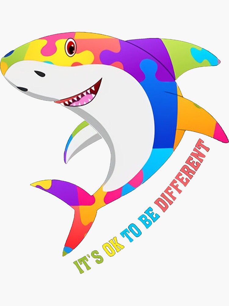 "Autism Shark" Sticker for Sale by KunNero | Redbubble