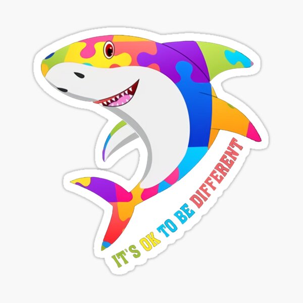 "Autism Shark" Sticker for Sale by KunNero | Redbubble