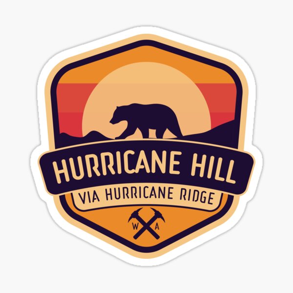 "Hurricane Hill via Hurricane Ridge - Washington State" Sticker for ...
