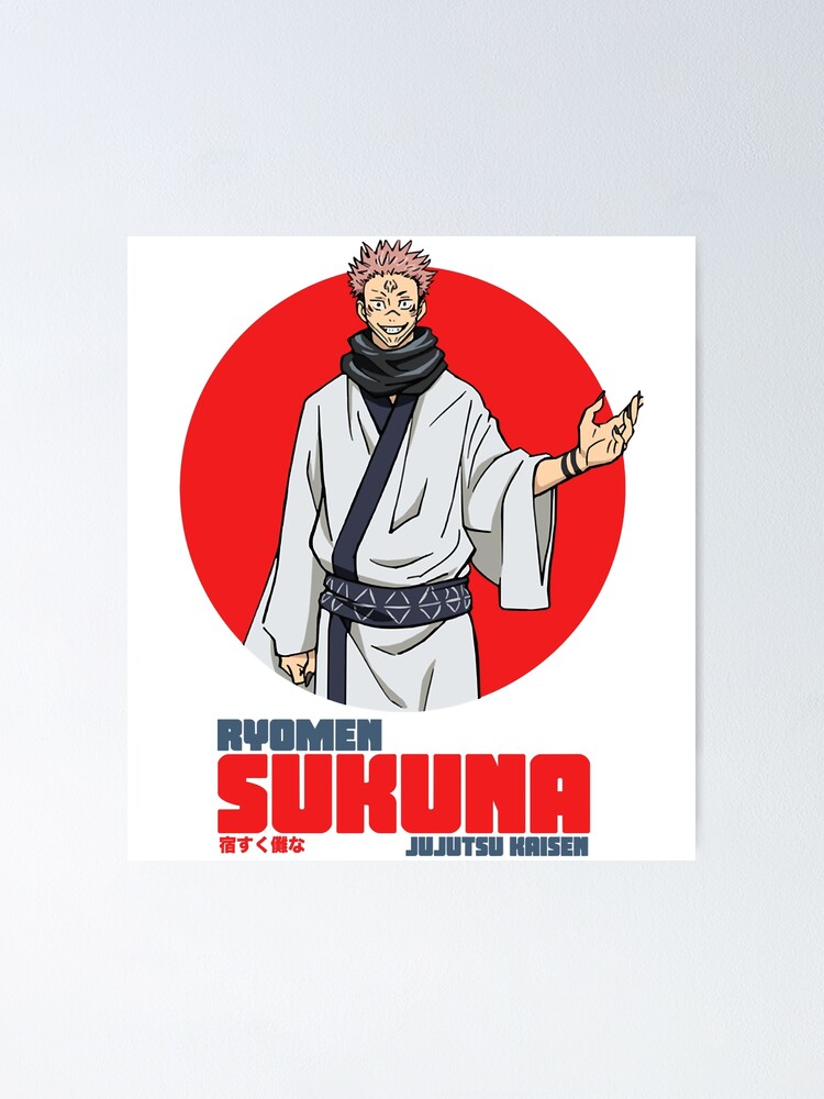 "Sukuna red circle" Poster for Sale by ApplebyBagwell | Redbubble