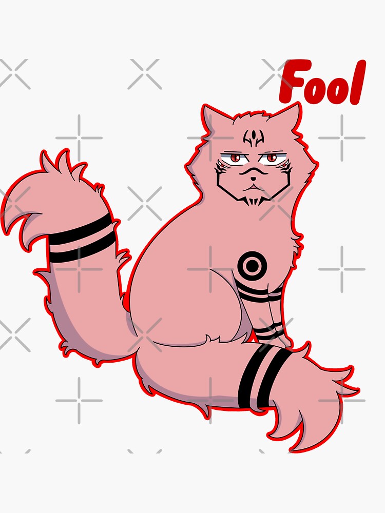 "Sukuna cat, jujutsu kaisen, Ryomen Sukuna" Sticker for Sale by ...