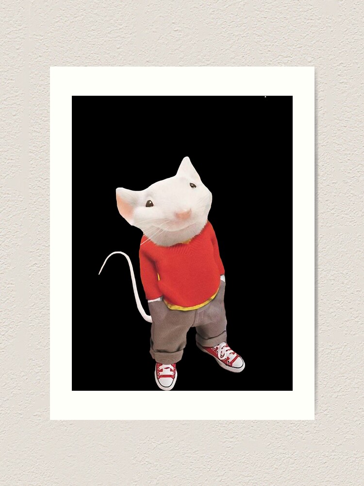 "Stuart Little - Sticker Sticker" Art Print by StevenMcAleer | Redbubble