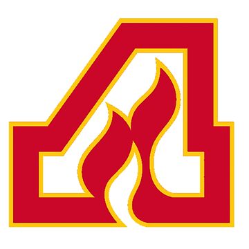 "Defunct hockey team Atlanta Flames vintage retro" Greeting Card for ...
