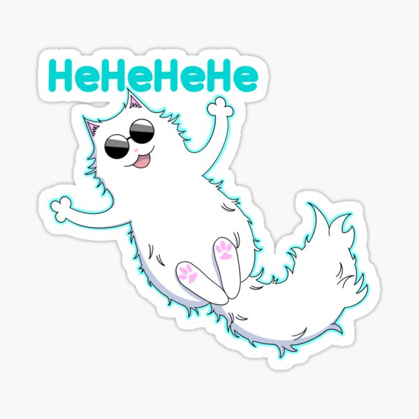 Pegatina «Gato gojo, jujutsu kaisen» de Kawaiifox2001 | Redbubble