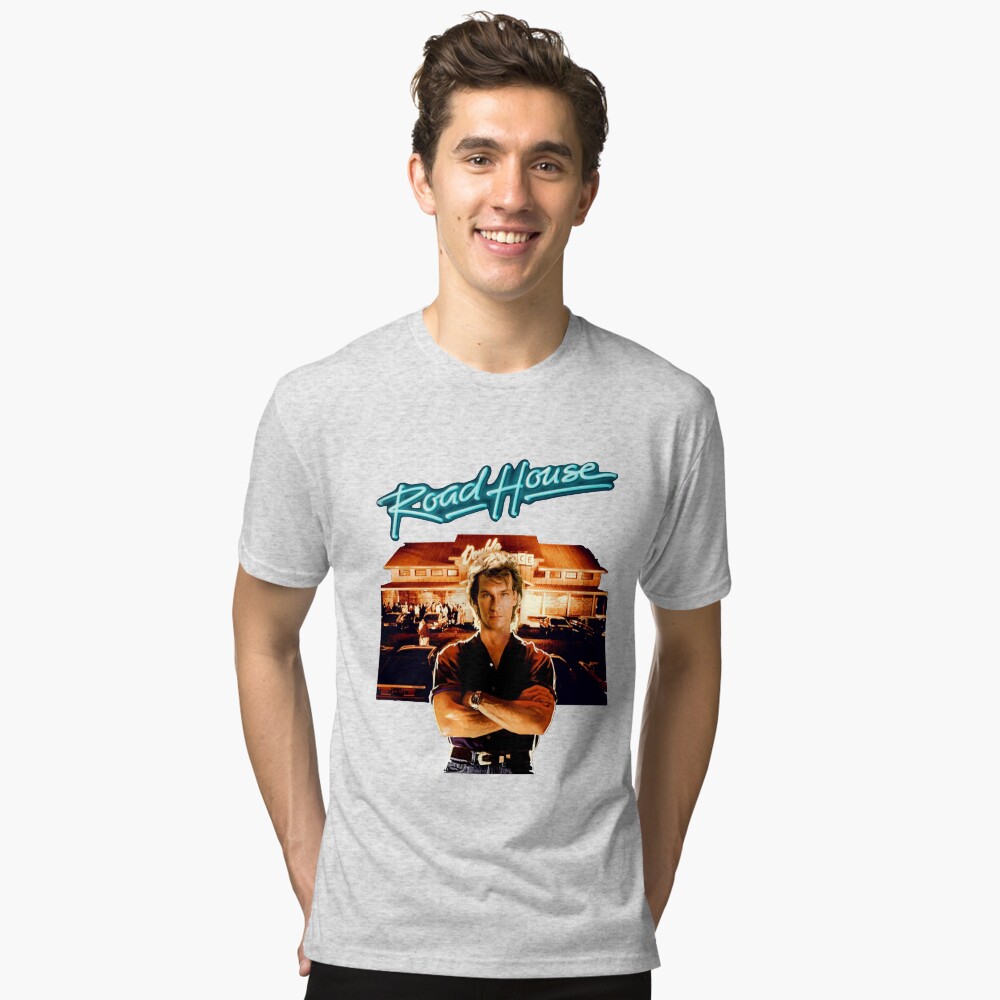 "Roadhouse Patrick Swayze Retro 80's Movie" Sticker for Sale by ...