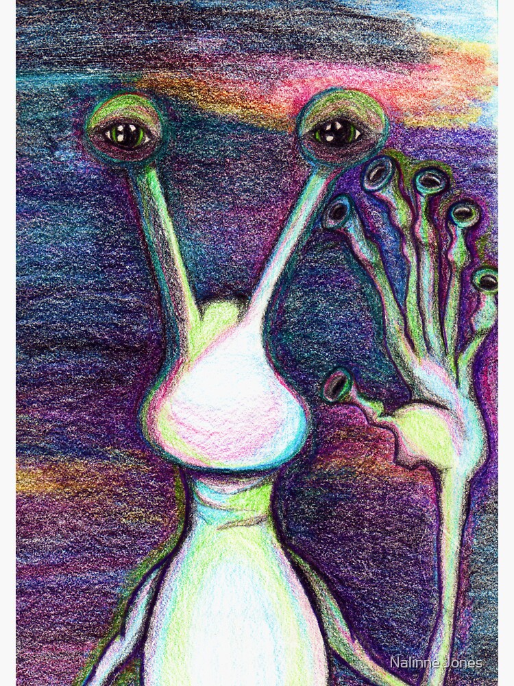 "A is for Alien" Sticker by 1Redbublppasswo | Redbubble