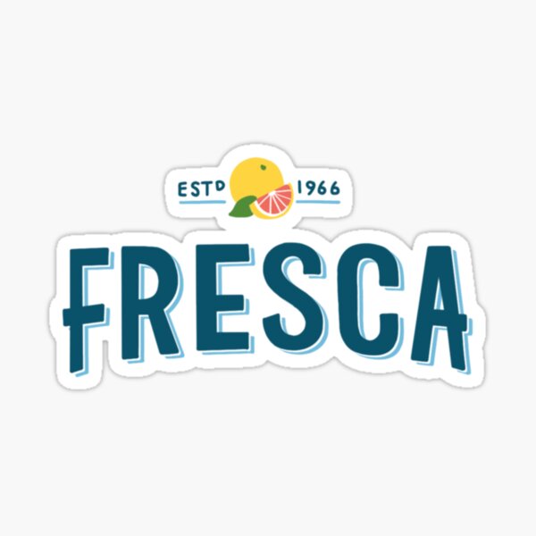 "Fresca logo Classic Copy" Sticker for Sale by JanGruebert | Redbubble